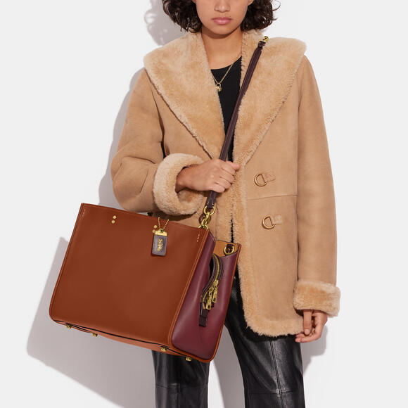 Coach | Bags | Coach Rogue Bag 39 In Colorblock | Poshmark